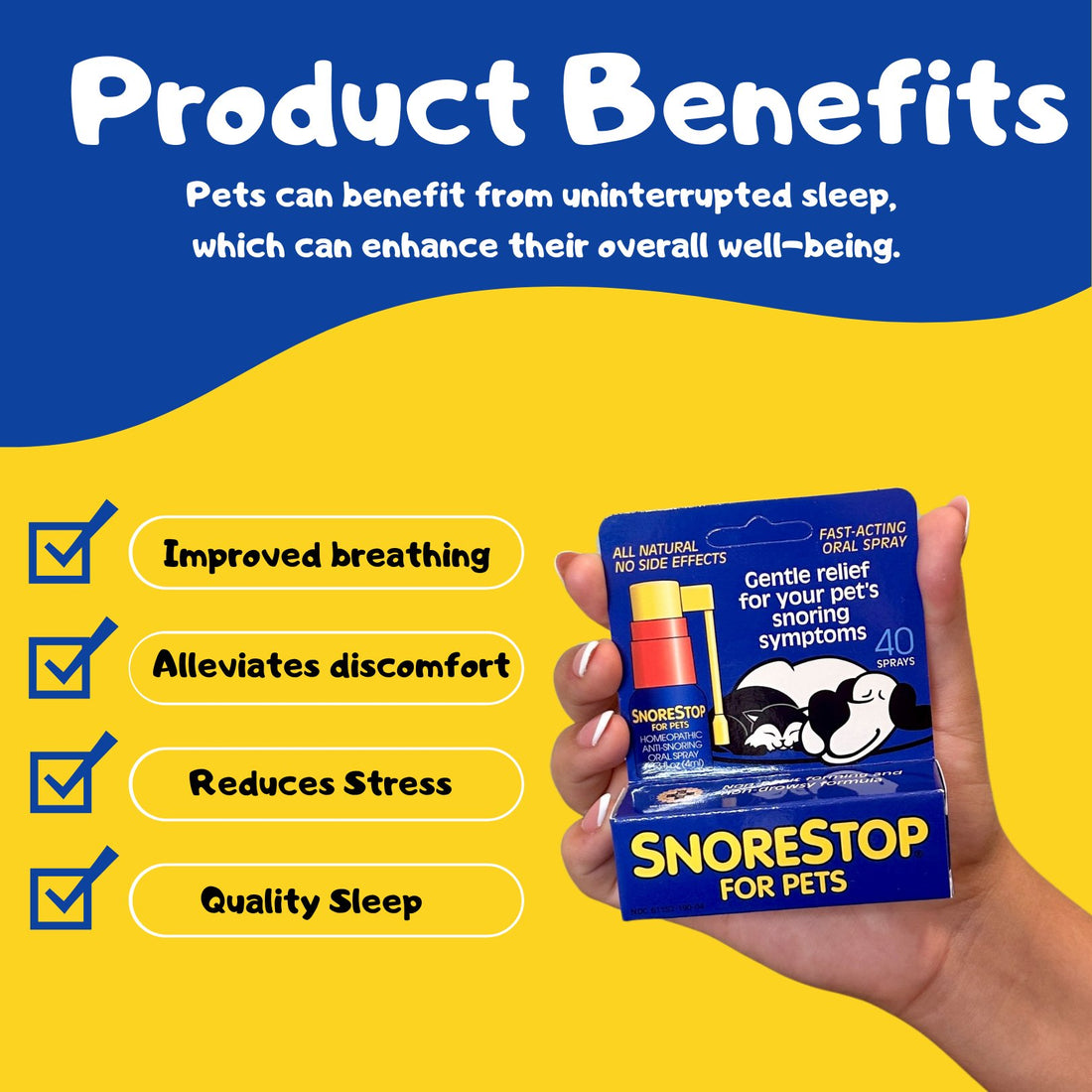 SnoreStop for Pets | Pet Tablets | Pet Spray | SnoreStop