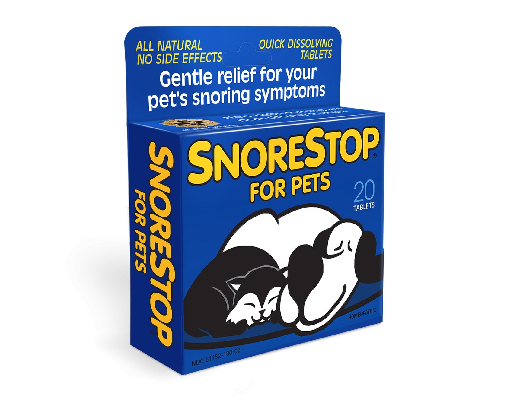 SnoreStop® for Pets Natural Anti-Snoring Tablets