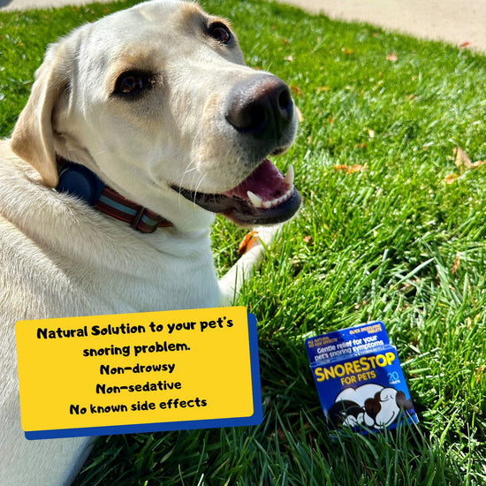 SnoreStop® for Pets Natural Anti-Snoring Tablets